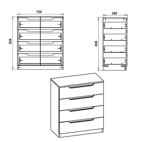 ᐉ Комод Компаніт 4М 72х38х83 см Дуб сонома • Краща ціна в Києві Україні • Купити в Епіцентр