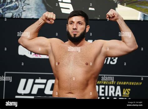 Las Vegas Nv March 7rizvan Kuniev Steps On The Scale For The