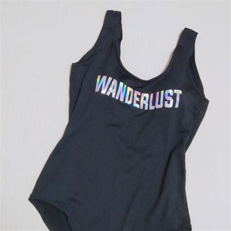 Wanderlust One Piece Statement Swimsuit Womens Fashion Swimwear