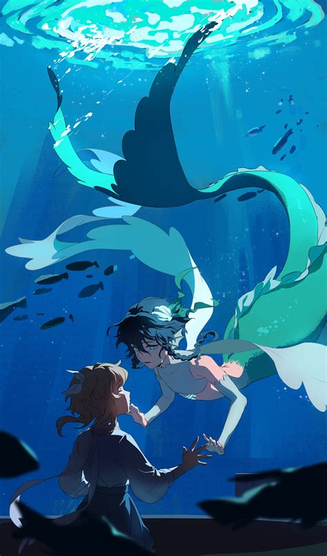 Lumine And Venti Genshin Impact Drawn By Fridaynightcat Danbooru