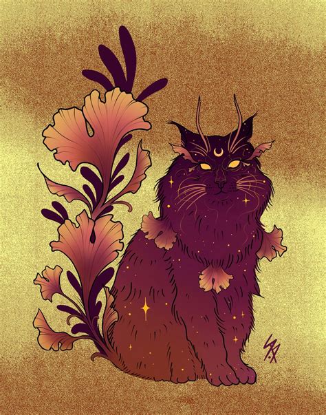 Magic Pussy Art Print Etsy