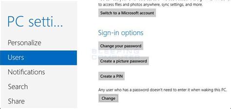 How To Disable The Lock Screen After Waking In Windows 8