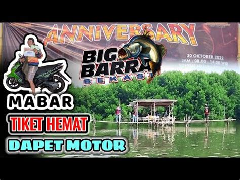 Mancing Ikan Kakap Putih Di Muara Acara Ulang Tahun Komunitas BIG BARRA