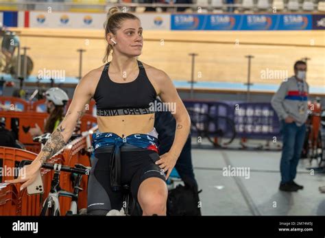 Clara Copponi Womens Omnium During The Track Cycling French Championships 2023 On January 6