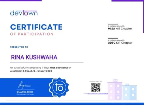 Rina Kushwaha On Linkedin Reactjs Javascript Webdevelopment Bootcamp