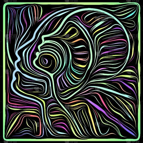 现代木刻设计素材 花瓣网