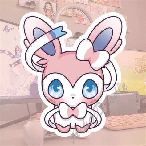Chibi Sylveon Sticker Etsy