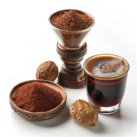 Yummy Assorted Eritrean Coffee Isolated On White Background Premium