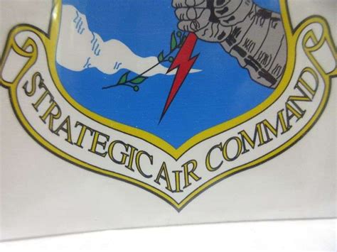 Strategic Air Command Logo Decal Sticker Albrecht Auction Service