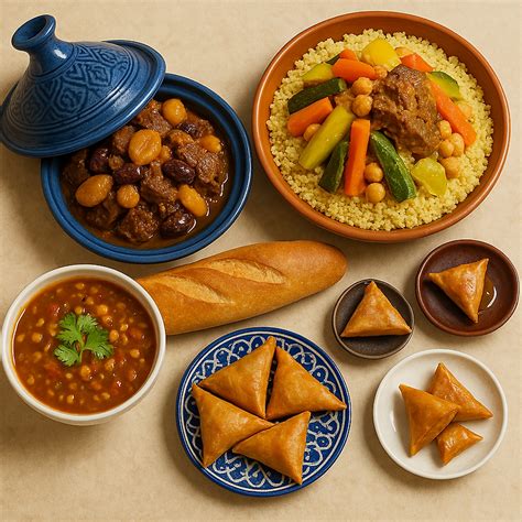 모로코에서 꼭 먹어야 할 음식 Top 5 타진 쿠스쿠스 바게트 그 다음은