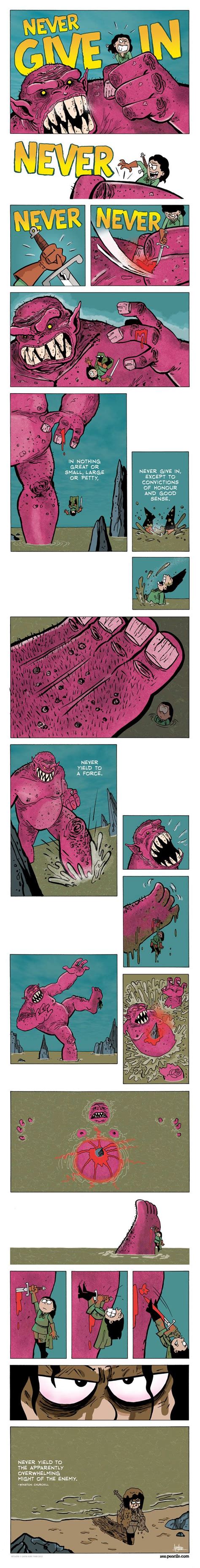 Read Zen Pencils By Gavin Aung Than On Gocomics Cartoon Quotes Funny Comics Comics