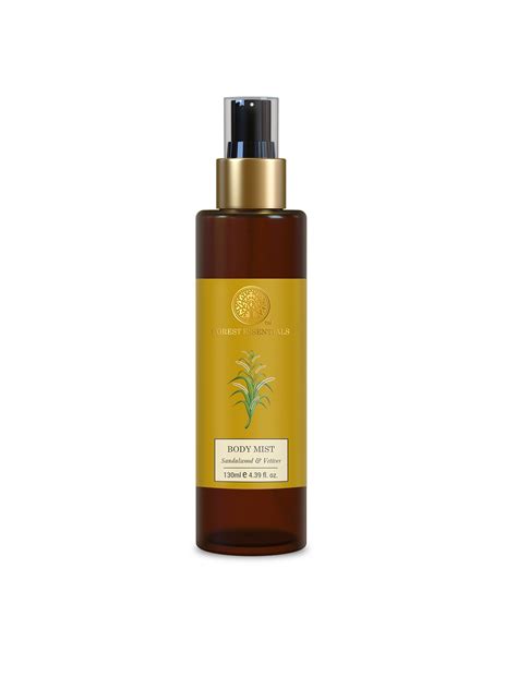 Buy Forest Essentials Body Mist Sandalwood And Vetiver Spray With Earthy And Woody Fragrance 130ml