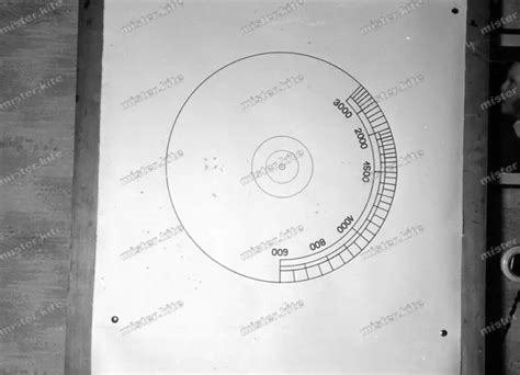 Negative Technical Drawing Scale Tongues Vibration Meter 1930s 4 £2963