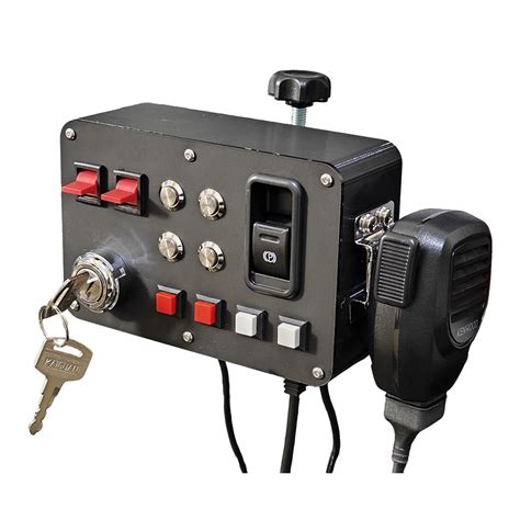 Euro Truck Simulator Central Console Ignition Key Switch And Intercom Control Panel For Ets2 Ats