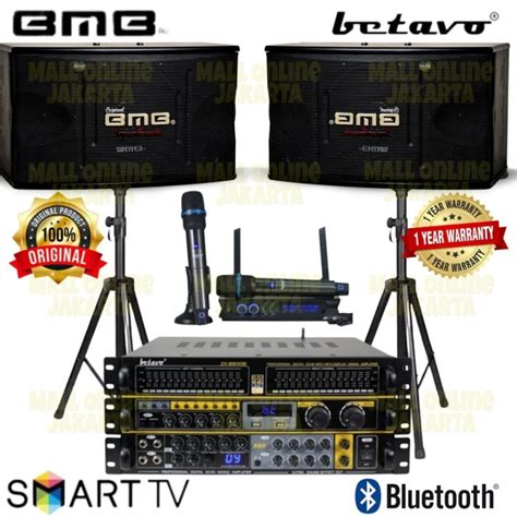 Jual Paket Karaoke Bmb 10 Inch Power Ampli Betavo Zx8800 Gen 2 Sound