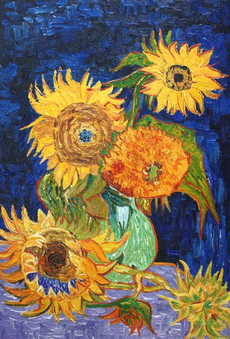 Van Gogh Sunflowers Oil On Canvas At Harrison Anderson Blog