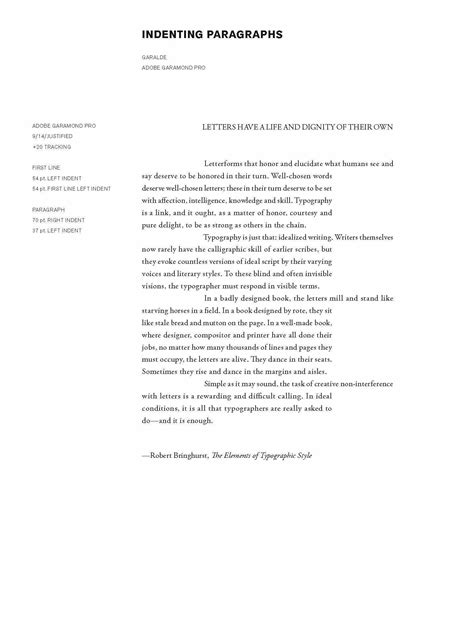 Typography Design Paragraph