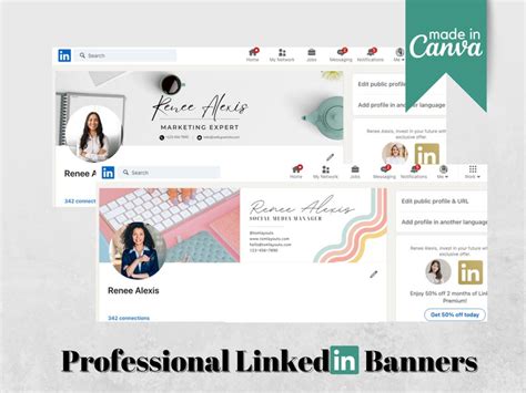Linkedin Banner For Social Media Manager Canva Editable Template For Realtor Linkedin Banner For