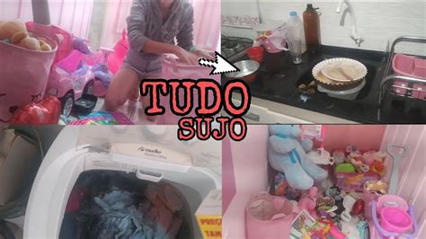 UM DIA COMIGO Lavei Roupas Limpei A Casa YouTube