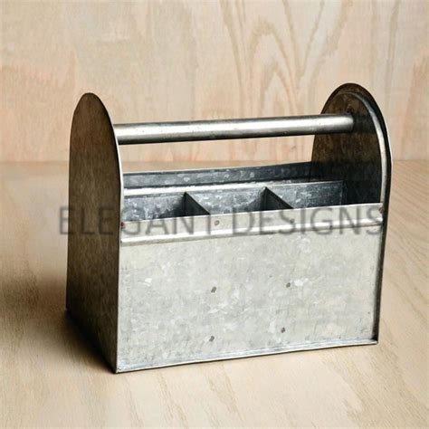 Lacquered Metal Utensil Caddy Feature Good Strength Long Life Non