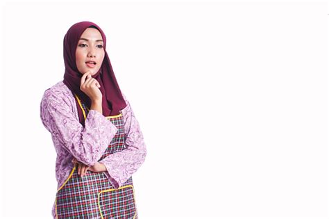 주부 다른 포즈와 앞치마를 착용 하 고 식 절연 흰색 배경청소 집에는 부엌 개념 가정 주방에 대한 스톡 사진 및 기타 이미지 가정 주방 가정 주부 가정의 방 Istock