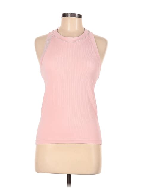 Athleta Solid Pink Active Tank Size M 42 Off Thredup