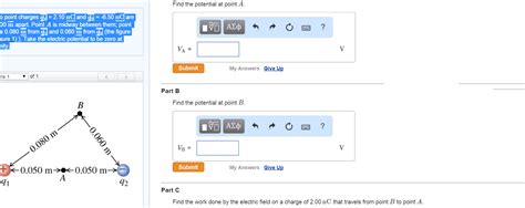 Solved Find The Potential At Point A Find The Potential At Chegg