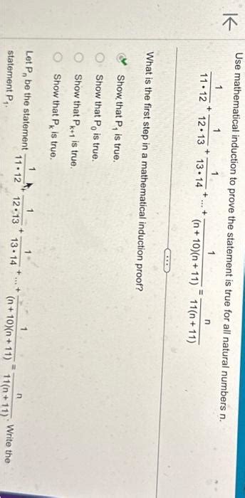 Solved Use Mathematical Induction To Prove The Statement Is Chegg
