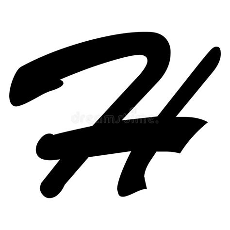 Символ шрифта Habstract буквы алфавита Letterletters на белом фоне