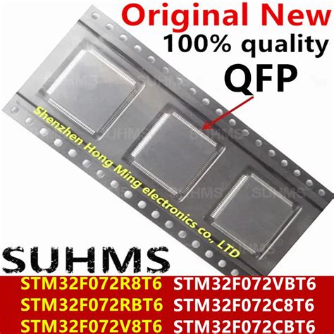 1piece 100 new stm32f072r8t6 stm32f072rbt6 stm32f072v8t6 stm32f072vbt6