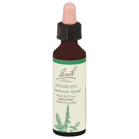 Bach Flower Remedies Essence Agrimony Hy Vee Aisles Online Grocery