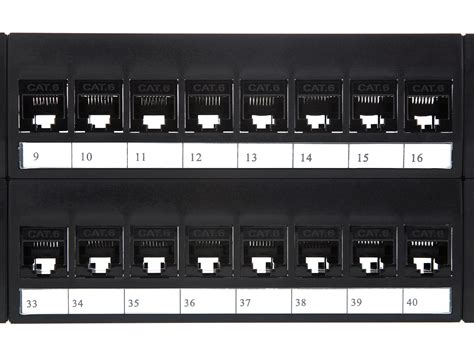 CAT6 High Density Feed Through Patch Panel 48 Port 2U At Cables N More