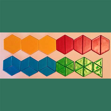 Plastic Fraction Blocks Teacher Starter Set Borenson Math