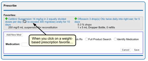 Pcc Erx Prescription Favorites Pcc Learn