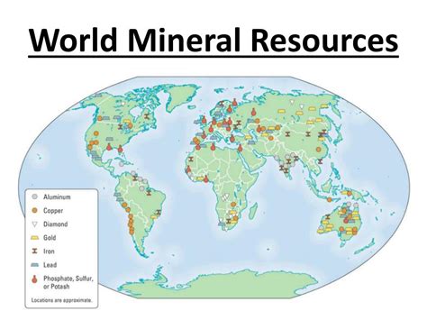 Mineral Resources Map