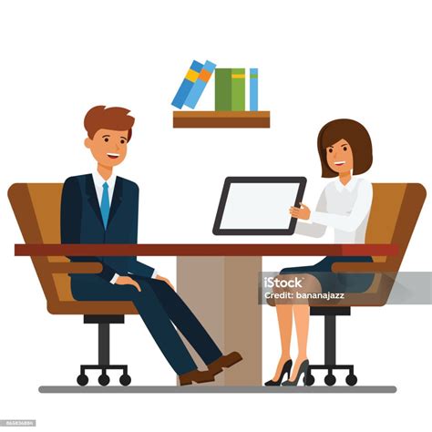 고립 된 흰색 배경에 사무실 만화 평면 벡터 일러스트 레이 션 개념에서 사업가 사업가 토론 경영자에 대한 스톡 벡터 아트 및 기타 이미지 경영자 계획 공영 주택 단지