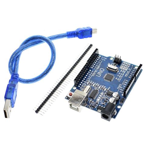 Arduino Uno Rev3 R3 Atmega328 Smd Cabo Usb Pinos Em Promoção Na