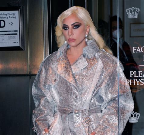 Lady Gagas Long Shaggy Bangs Are Straight Out Of 1970s London