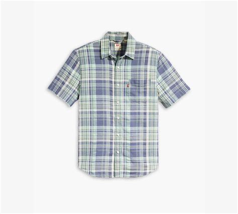 Short Sleeve Classic Standard Fit Shirt Blue Levis® Us