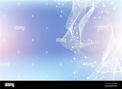 Expansion Of Life Colorful Explosion Background With Connected Line