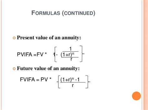 The Time Value Of Money