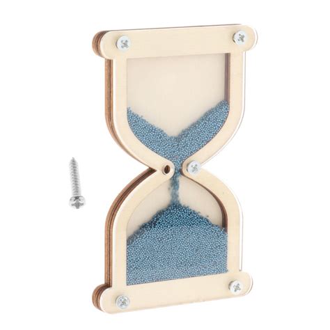 Wooden Hourglass Busy Board Basic Skills Educational Toy Learning