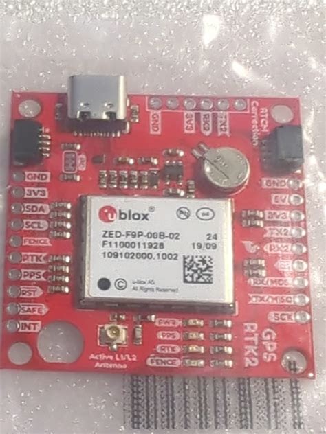 Sparkfun Gps Rtk2 Board Zed F9p Qwiic Gps 15136 Rtcm U Blox Uav Rover Gnss Ebay