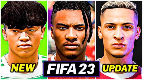 Fifa 23 New Confirmed Faces Title Update Youtube