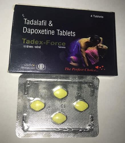 Tadex Force Tadalafil And Dapoxetine