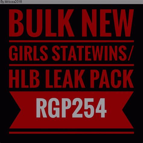 Meganz 📥 Mega Rgp 254 Bulk New Girls Statewinshlb Leak Pack Fssquad
