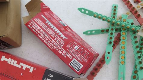 Misc Hilti And Simpson Ramset Strips Various Sizes Oahu Auctions