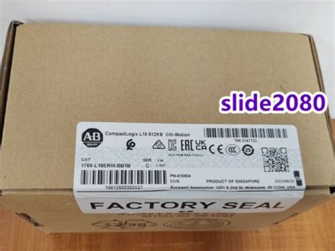 Ew Factory Sealed Ab 1769 L18erm Bb1b C Compactlogix 0 5mb Controller Ebay