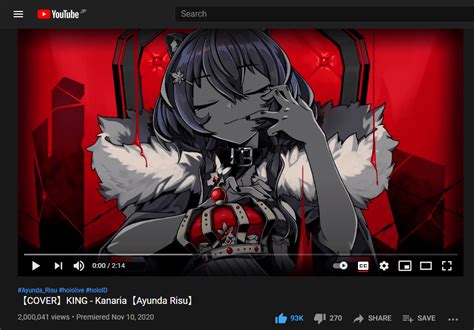 Ayunda Risus King Cover Has Reached 2 Million Views Rhololive