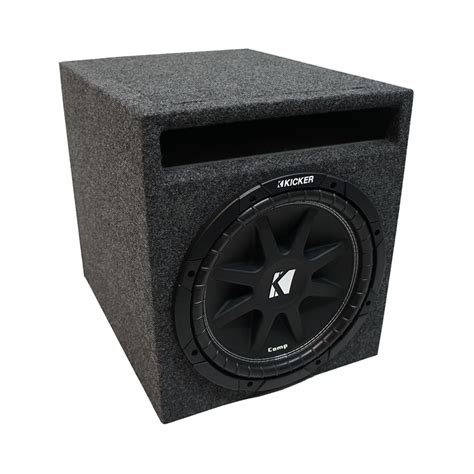 Universal Car Stereo Slotted S Port Single 15 Kicker Comp C15 Sub Box